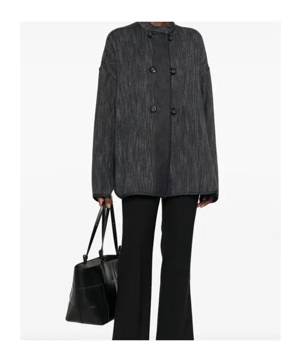 Emporio Armani Double-breasted Herringbone Jacket