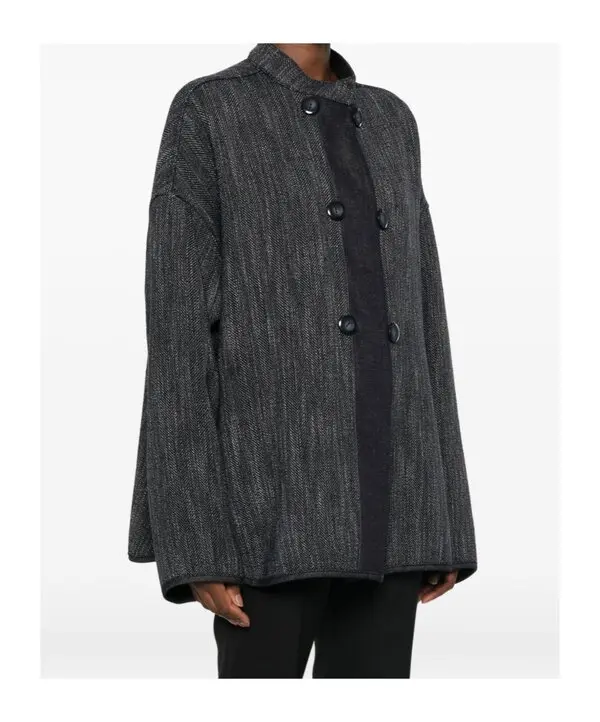 Emporio Armani Double-breasted Herringbone Jacket