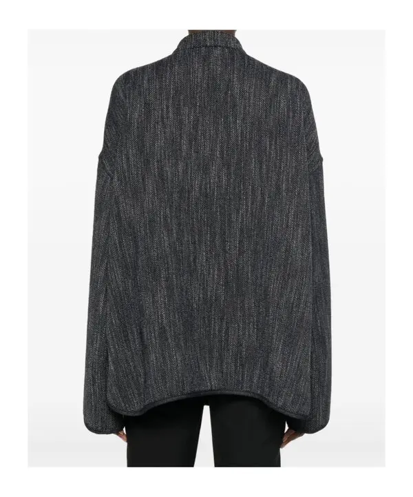 Emporio Armani Double-breasted Herringbone Jacket