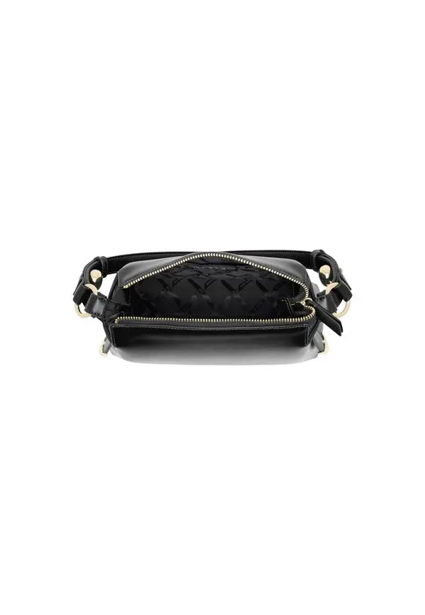 Armani Exchange Shoulder Bag In Coated Fabric