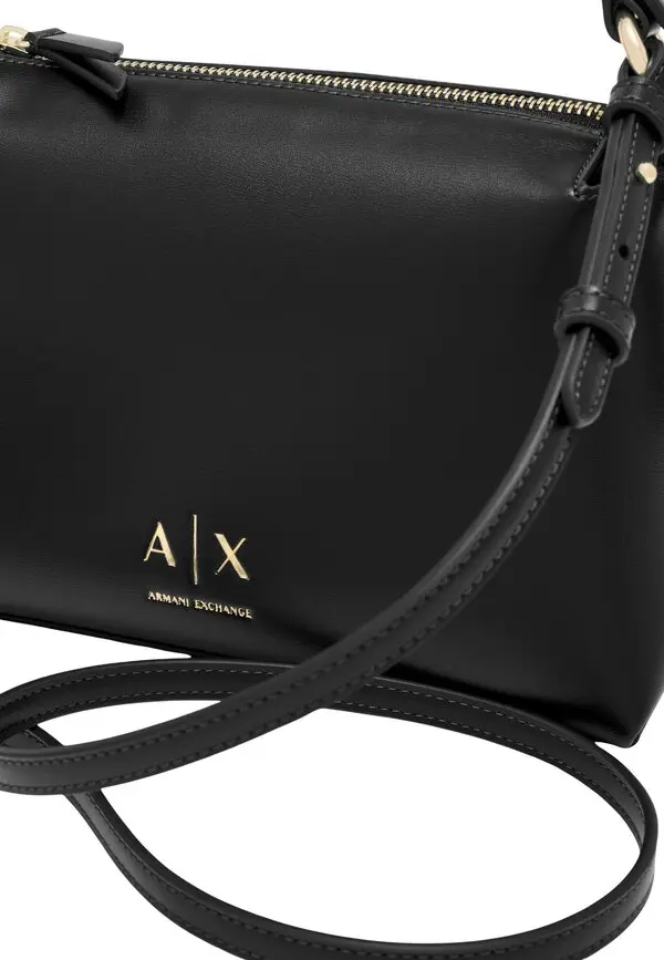 Armani Exchange Shoulder Bag In Coated Fabric