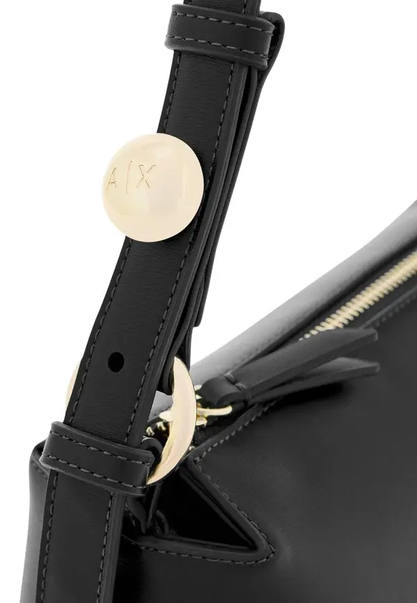 Armani Exchange Shoulder Bag In Coated Fabric