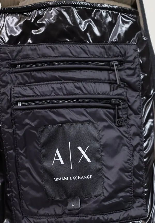 Armani Exchange Long-sleeve Stand-collar Padded Jacket