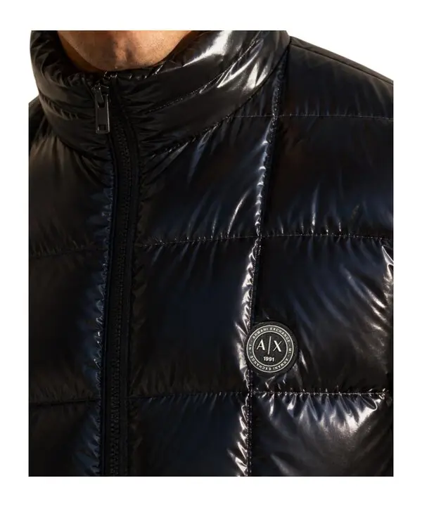 Armani Exchange Long-sleeve Stand-collar Padded Jacket