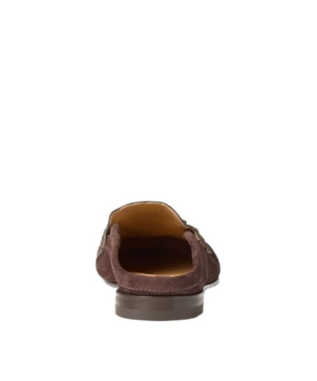 Fendi Dark Suede Sabots