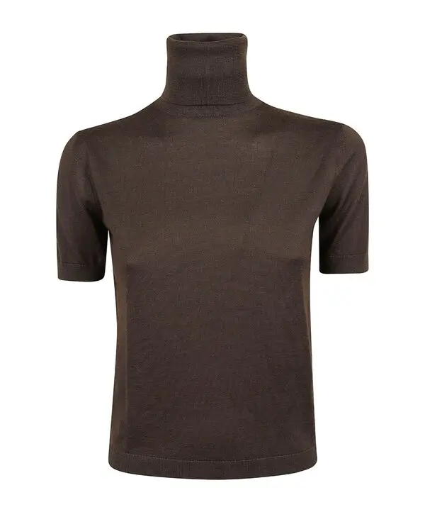 Ralph Lauren Short-sleeve Cashmere Sweater