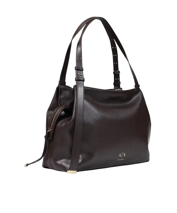 Armani Exchange Shoulder Bag In Technical Fabric