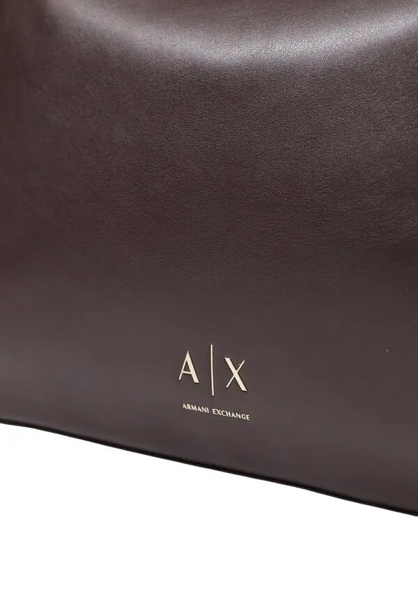 Armani Exchange Shoulder Bag In Technical Fabric