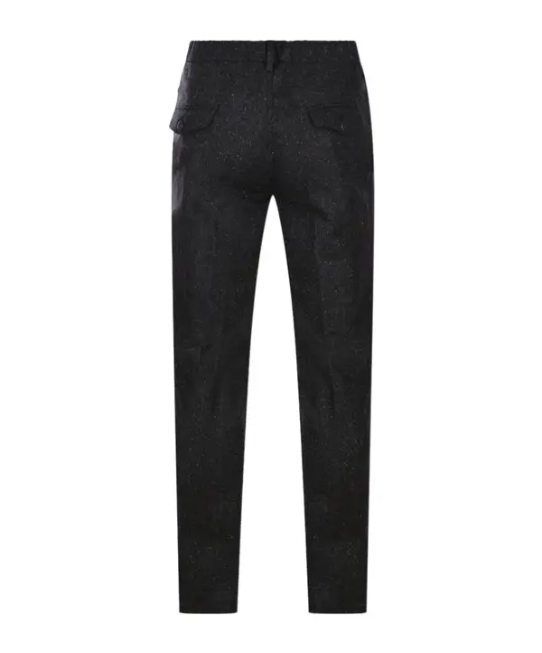 Eleventy Drawstring Slim Pants - Black
