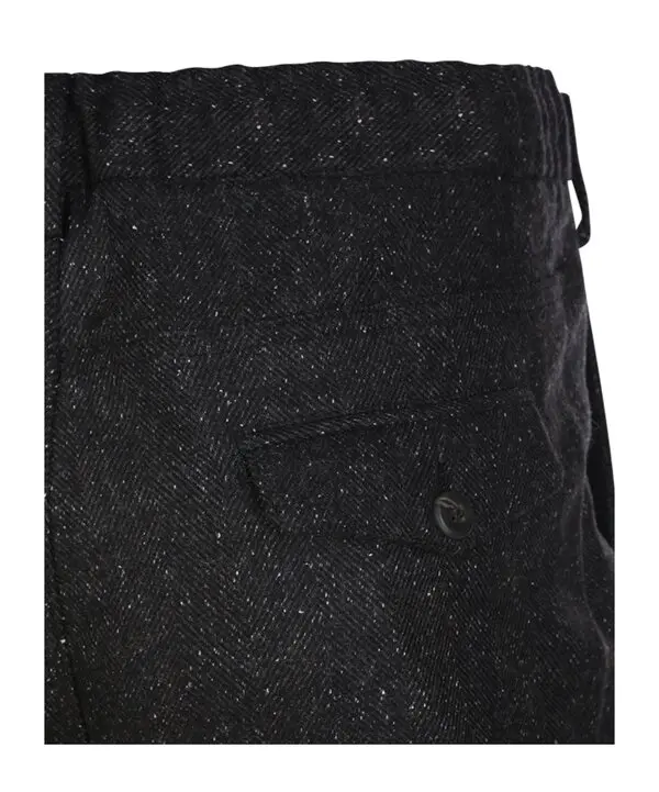 Eleventy Drawstring Slim Pants - Black