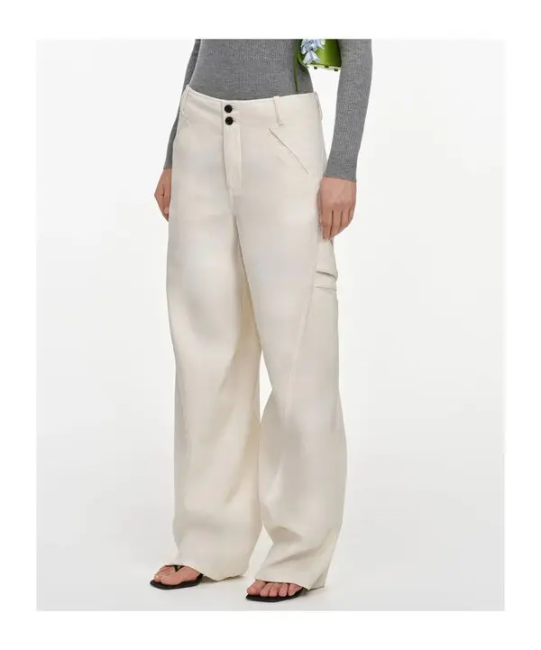 SELF-PORTRAIT Denim Pocket Trousers