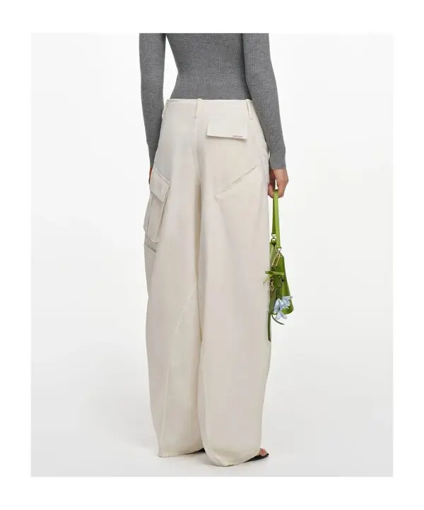 SELF-PORTRAIT Denim Pocket Trousers