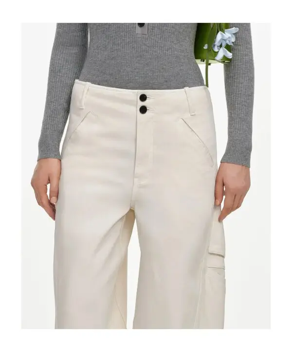 SELF-PORTRAIT Denim Pocket Trousers