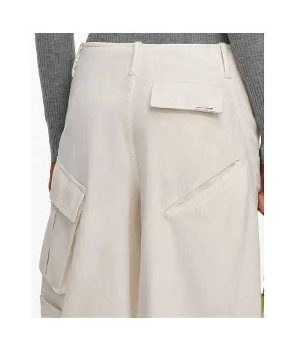 SELF-PORTRAIT Denim Pocket Trousers