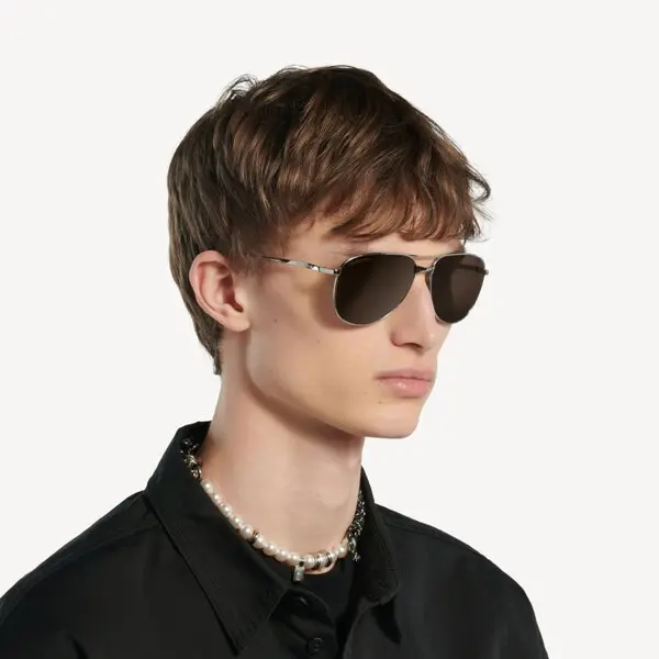 Balenciaga Monday Pilot Sunglasses