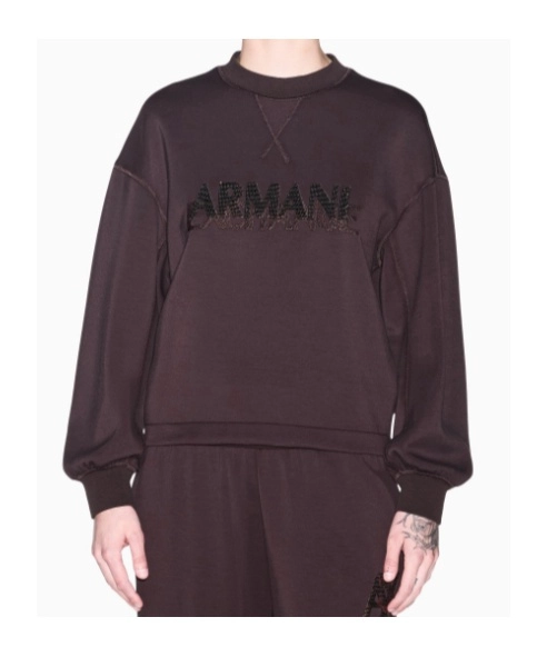 Armani Exchange Sweatshirt Stretch Viscose Scuba