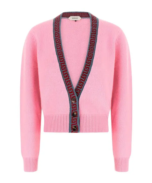 Versace V-neck Button-up Cardigan - No