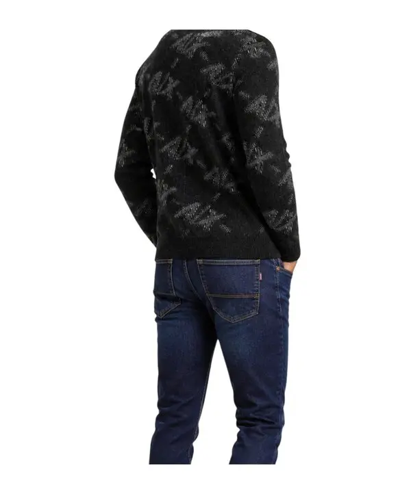 Armani Exchange Crew-neck Knit Top