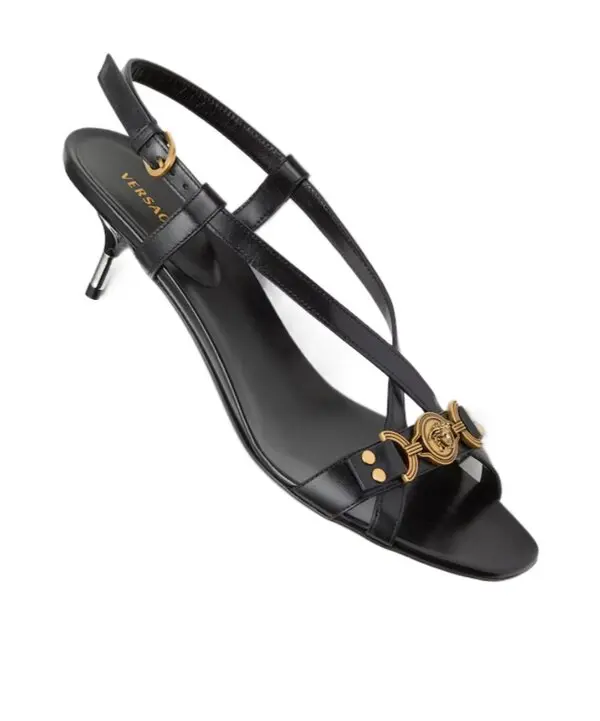 Versace Marisa Leather Sandals 50 Mm