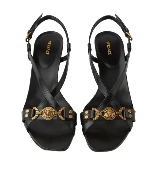 Versace Marisa Leather Sandals 50 Mm