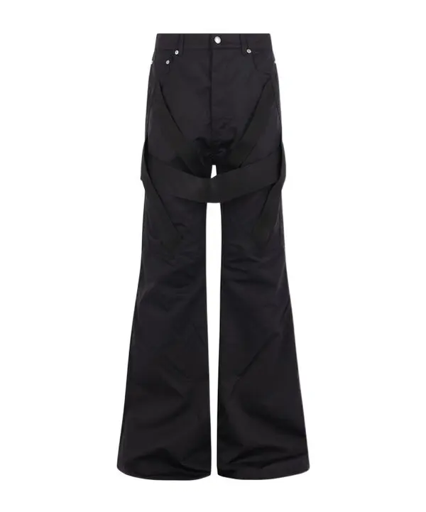 Rick Owens Wide-leg Trousers With Belt Loops