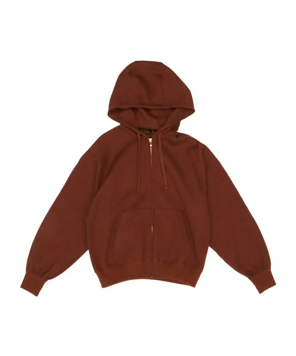 Loro Piana Viera Bomber Jacket With Drawstring Hood - Brown