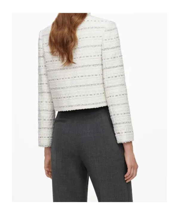 SELF-PORTRAIT Boucle Boxy Jacket