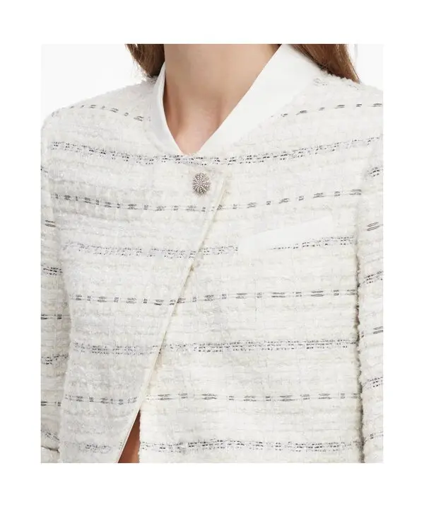 SELF-PORTRAIT Boucle Boxy Jacket