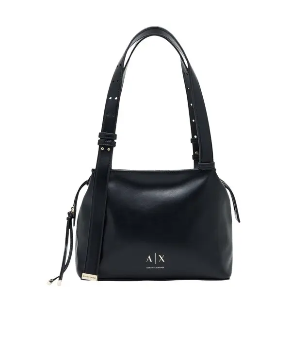 Armani Exchange Logo-plaque Adjustable-strap Shoulder Bag