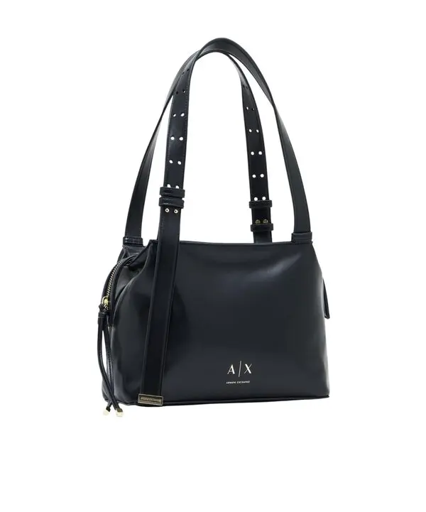Armani Exchange Logo-plaque Adjustable-strap Shoulder Bag