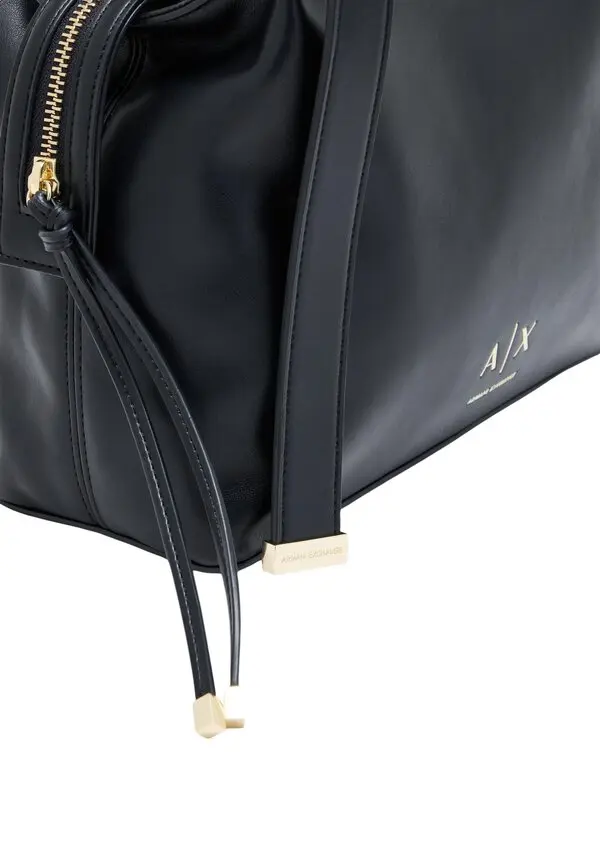 Armani Exchange Logo-plaque Adjustable-strap Shoulder Bag