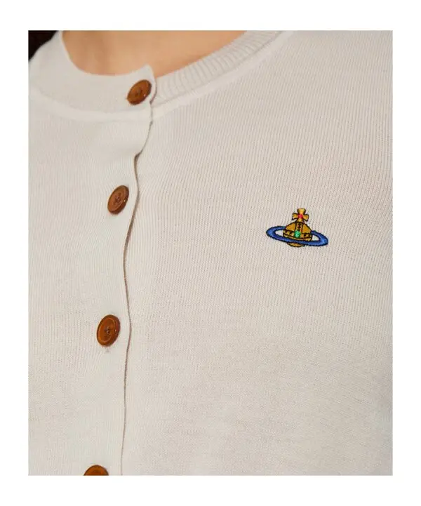 VIVIENNE WESTWOOD Eli Ruched-sleeve Cardigan