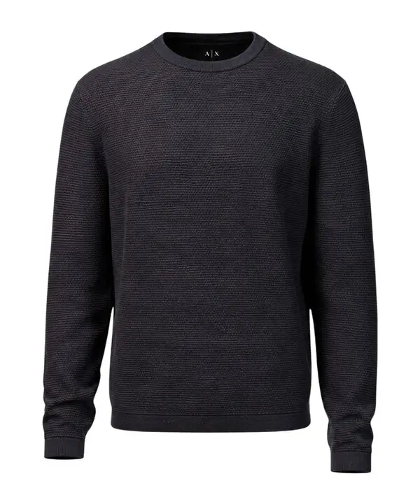 Armani Exchange Crew Neck Knit Top - No
