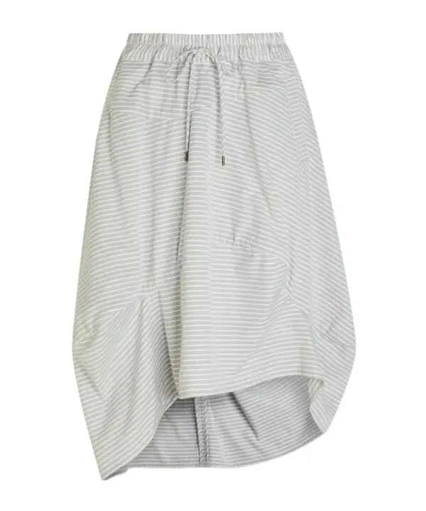 VIVIENNE WESTWOOD Elastic-waist Skirt - Thyme Stripe
