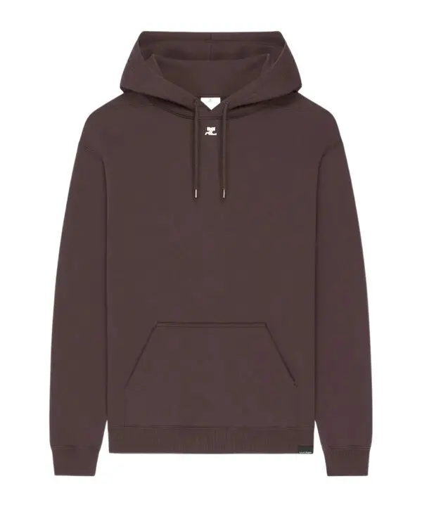 COURREGES Ac Logo-patch Drawstring Hoodie