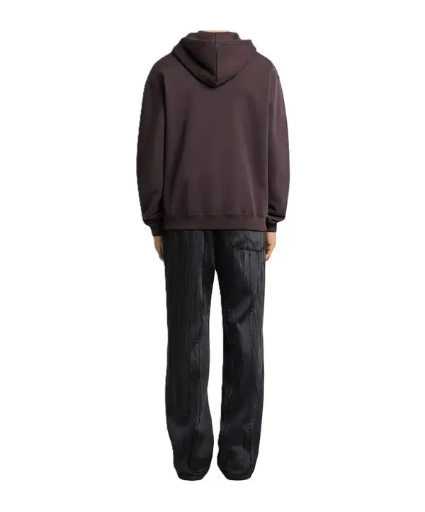 COURREGES Ac Logo-patch Drawstring Hoodie