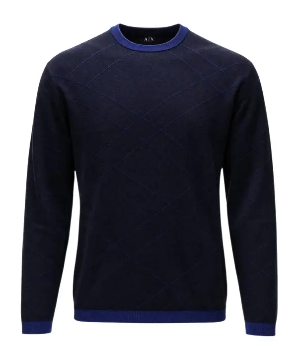 Armani Exchange Crew-neck Knit Top