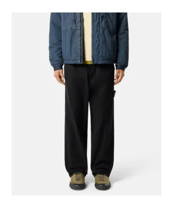 Stone Island Loose-fit Chino Trousers With Snap Pockets