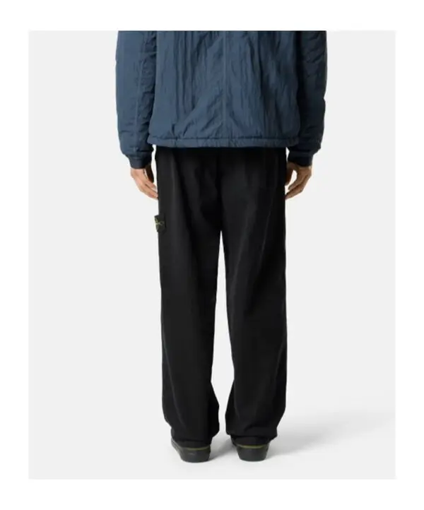 Stone Island Loose-fit Chino Trousers With Snap Pockets