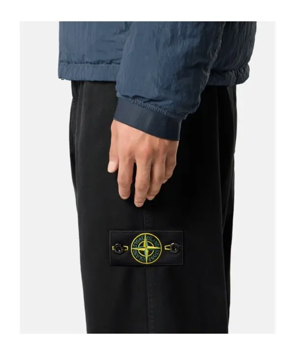 Stone Island Loose-fit Chino Trousers With Snap Pockets