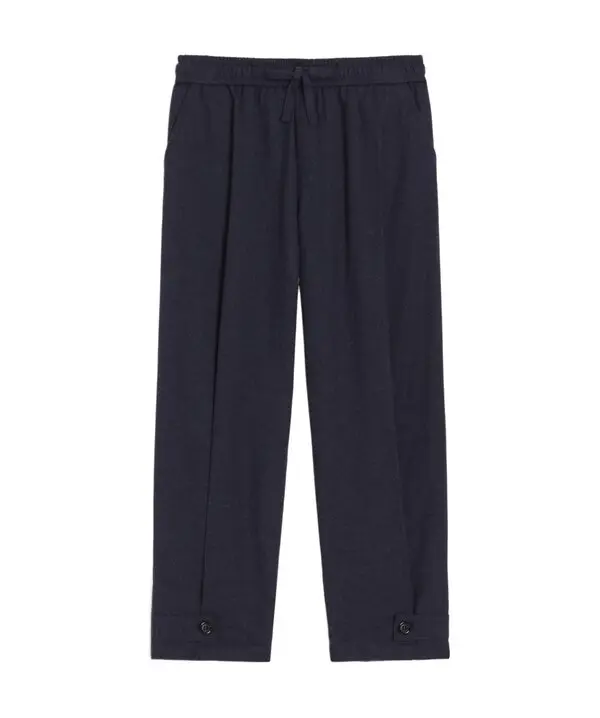 Dolce & Gabbana Melange Flannel Trousers