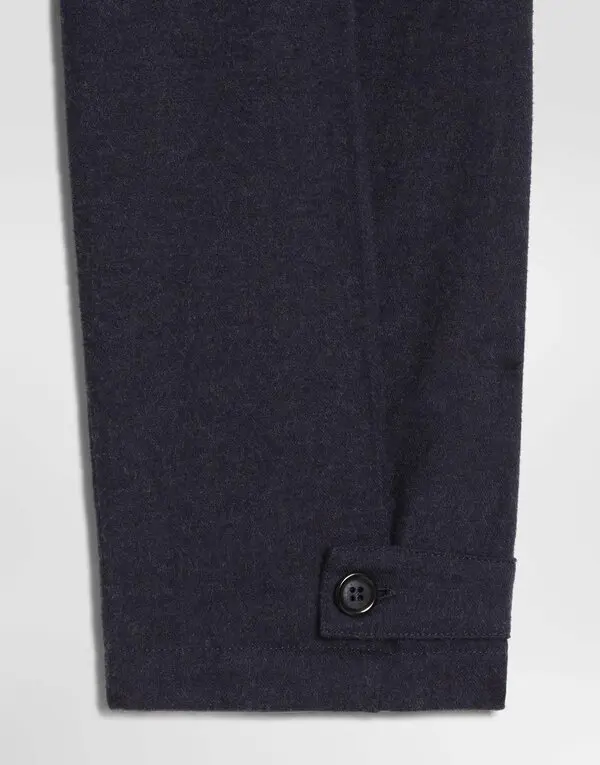 Dolce & Gabbana Melange Flannel Trousers