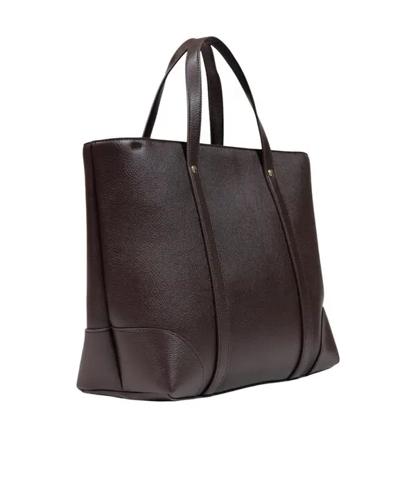 Armani Exchange Tote Bag With Dual Handles And Logo Plaque - Black