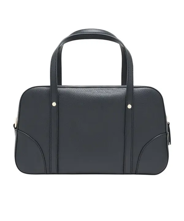 Armani Exchange Logo-plaque Leather Tote Bag