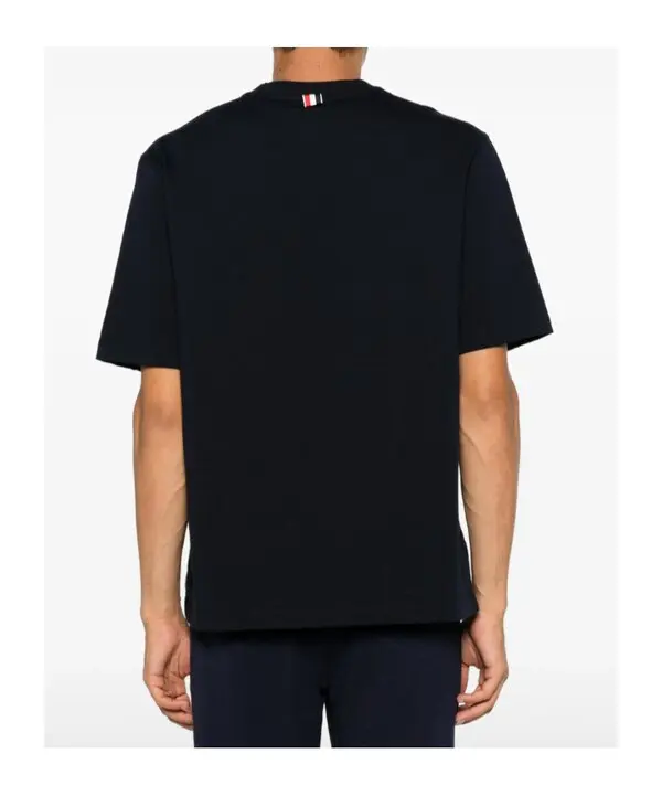 Thom Browne 4-bar Chest-pocket T-shirt