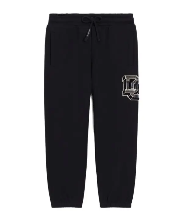 Dolce & Gabbana Fleece Trousers With Patch