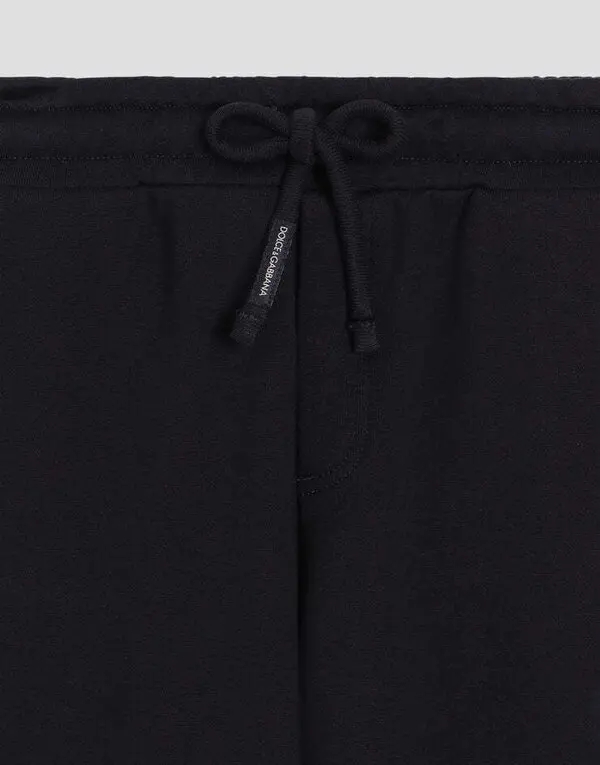Dolce & Gabbana Fleece Trousers With Patch