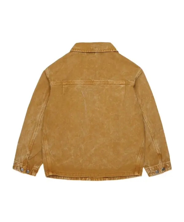 DIESEL® Embroidered-logo Denim Jacket