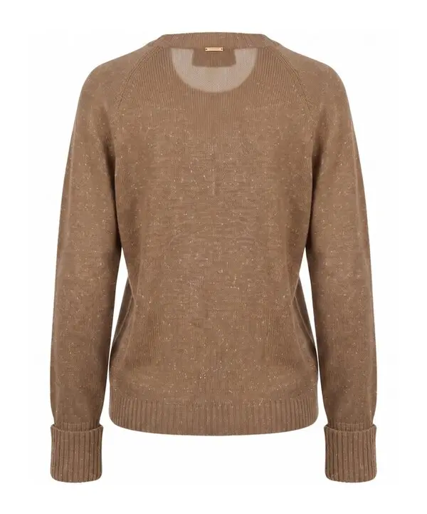 TWINSET Ribbed-knit Crew-neck Top