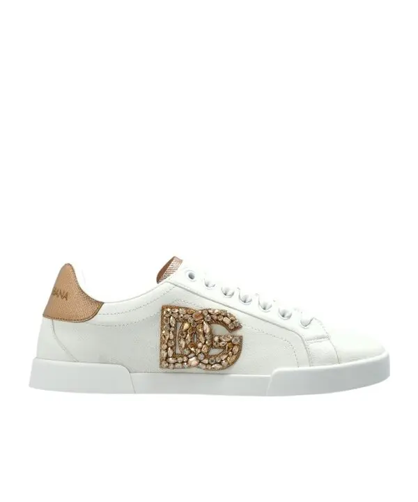 Dolce & Gabbana Dolce Gabbana Portofino Dg Logo Patch Sneakers
